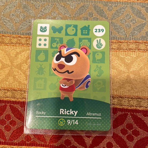 Other | Genuine Acnh Amiibo For Ricky | Poshmark